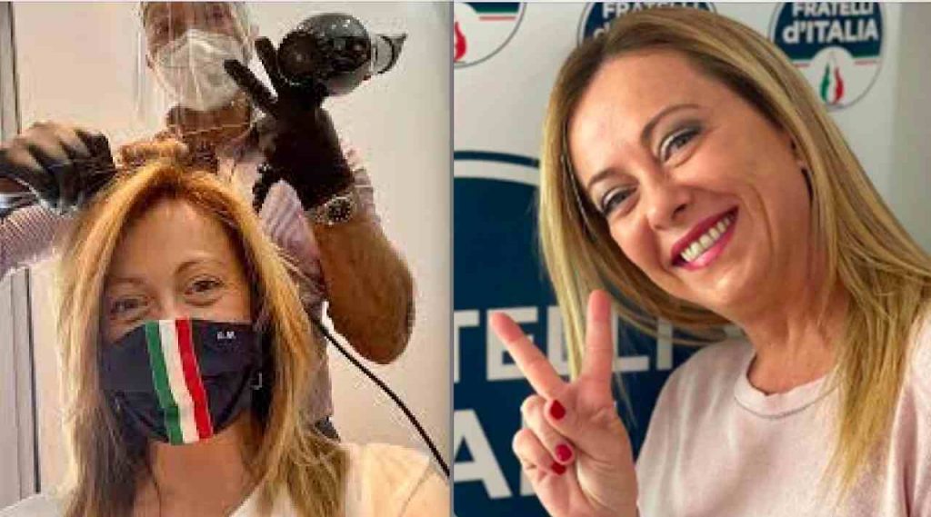 Meloni, cosa ha in testa | A rivelarlo il suo parrucchiere personale ...